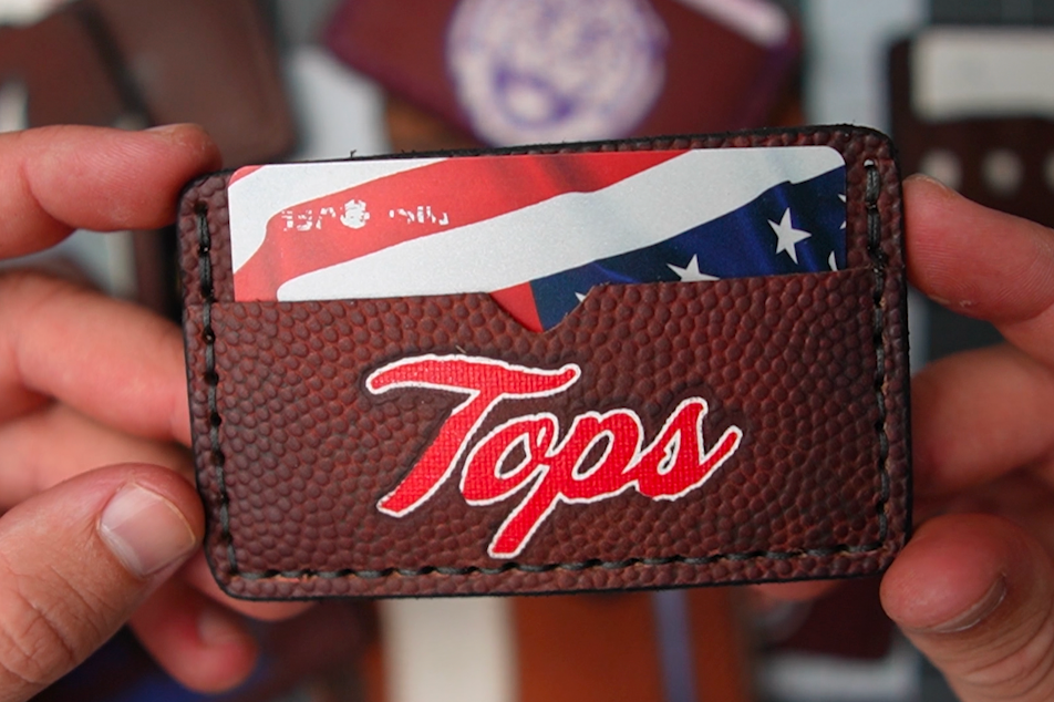 Custom Football Wallet - Use Your Ball – Gridiron Goods